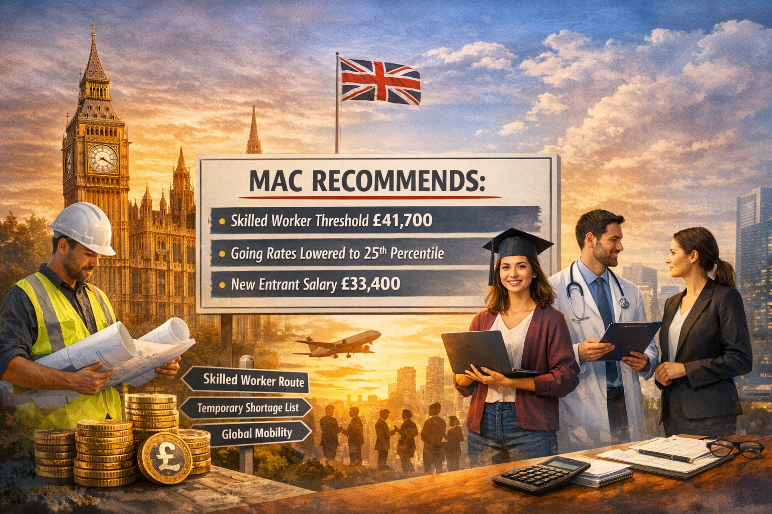 MAC recommends keeping Skilled Worker salary threshold at £41,700 ...